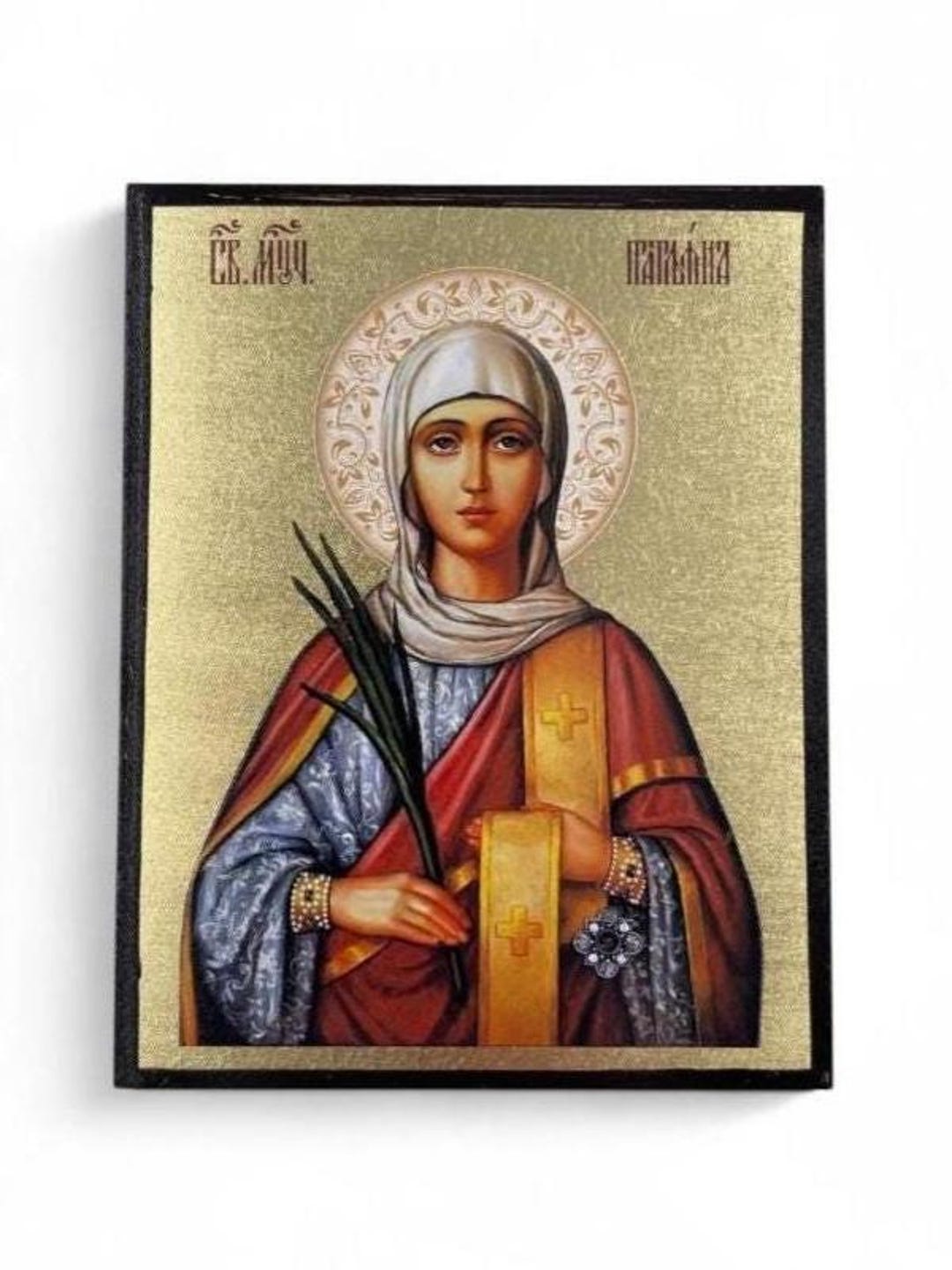 Saint Martyr Tatiana of Rome Greek Orthodox Gold Leaf Wooden Icon ...