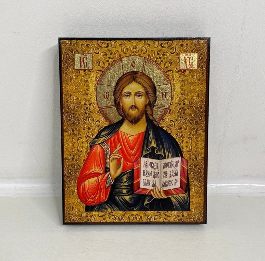 Icon of Jesus Christ Almighty Greek Orthodox Icon Byzantine Icon ...