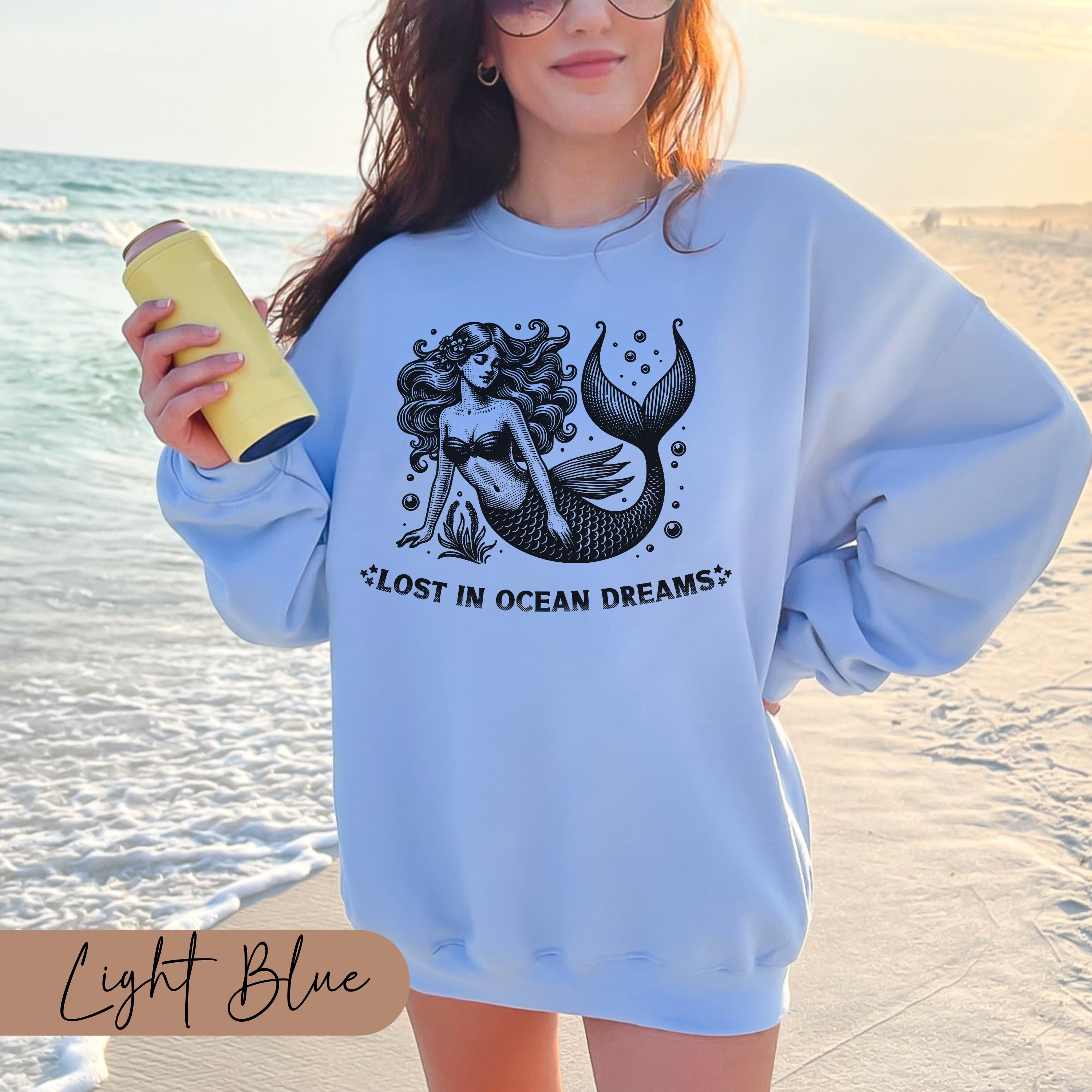 Mermaidcore Clothing Mermaid Top Ocean Inspired Style Mermaid Shirt ...