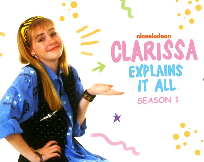 Clarissa Explains It All Complete Series on Blu Ray Disks - Etsy