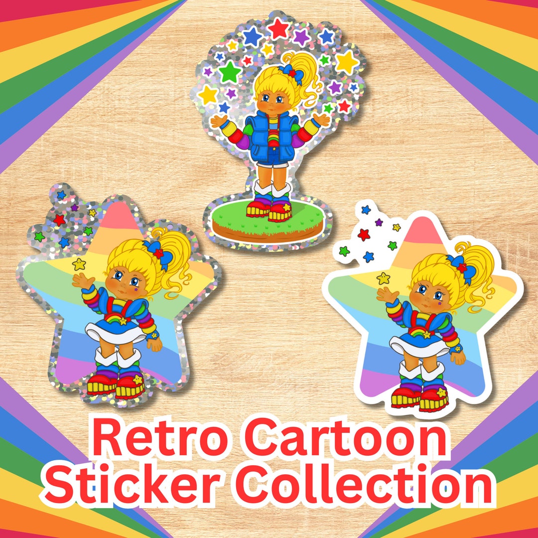 Rainbow Sticker, Vinyl Stickers, Water Bottle Stickers, 80s Stickers ...