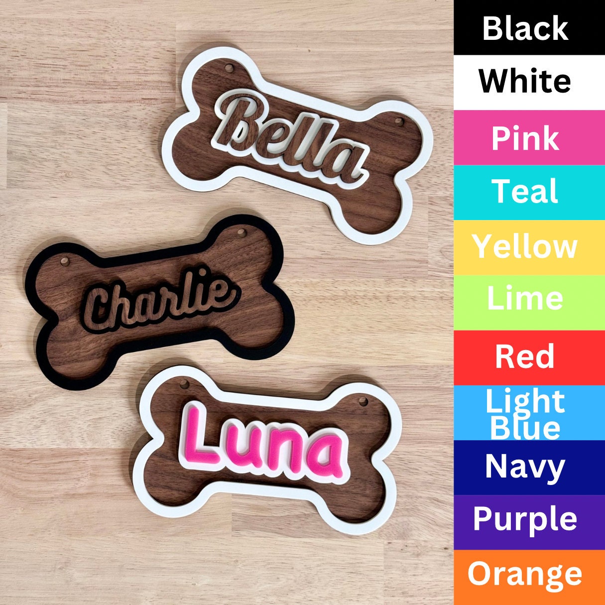 Personalized Pet Crate Sign, Custom Hanging Crate Tag, Wood Crate Sign ...