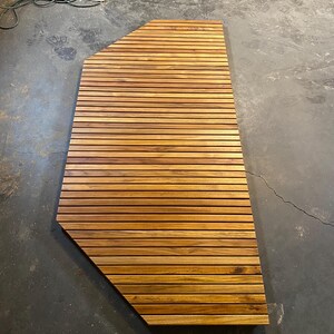 Custom Teak Mat. Design Your Own Teak Mat. Read Item Description. - Etsy