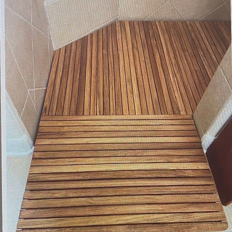 Teak Bath Mat - Etsy