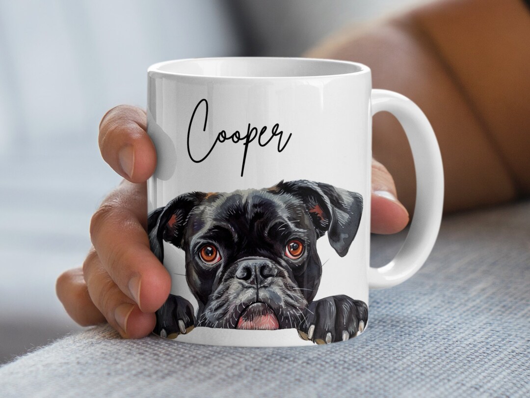 Personalized Pet Mug: Custom Watercolor Dog Portrait Coffee Mug - Etsy