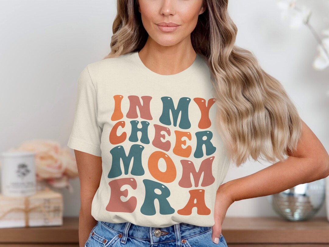 In My Cheer Mom Era Shirt, Cheer Mom Gift T-shirt, Trendy Cheerleader ...