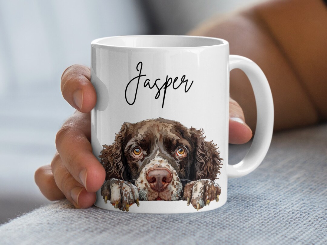 Personalized American Water Spaniel Mug, Custom Dog Name Coffee Mug ...