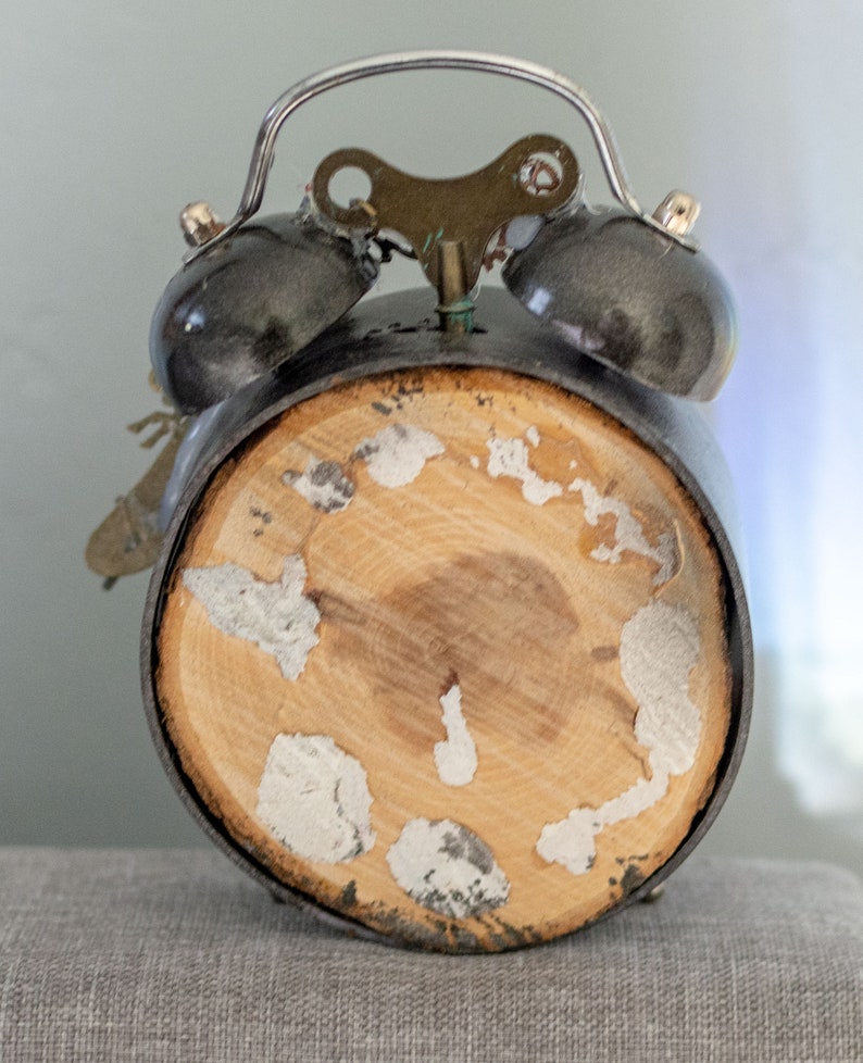 Steampunk Repurposed Retro Alarm Clock - Etsy UK
