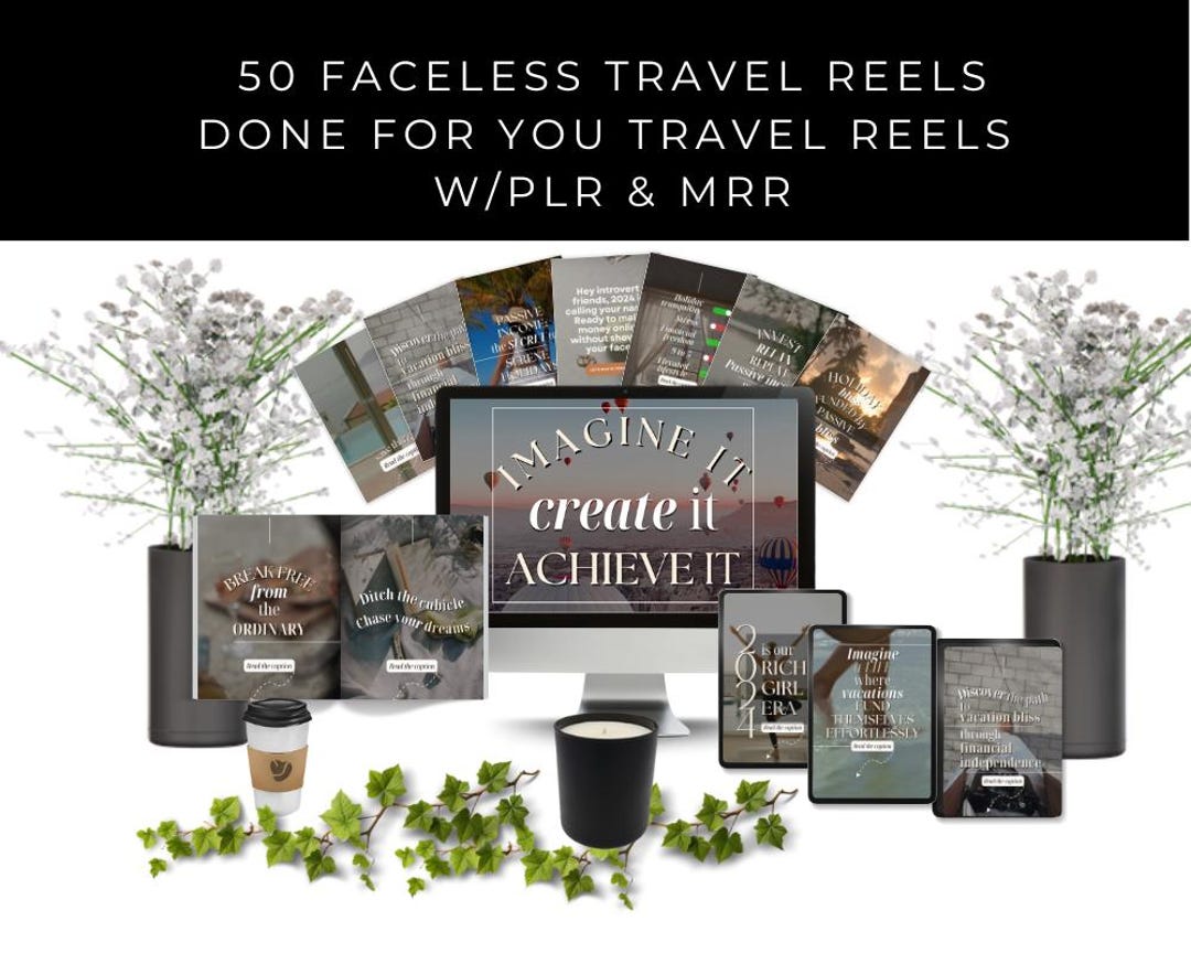 50 Luxury Vacation Instagram Reels | Faceless Travel Videos | Social ...