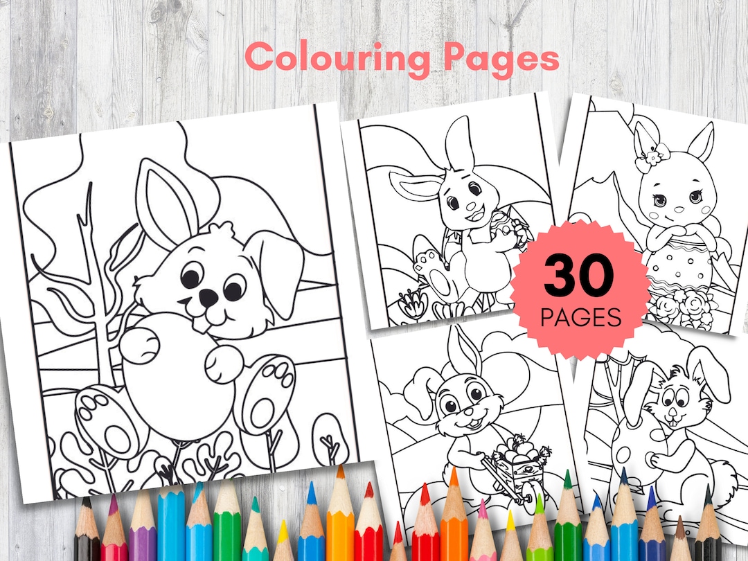 Bunny, and Egg Designs for Kids Printable Cute and Creative Easter ...