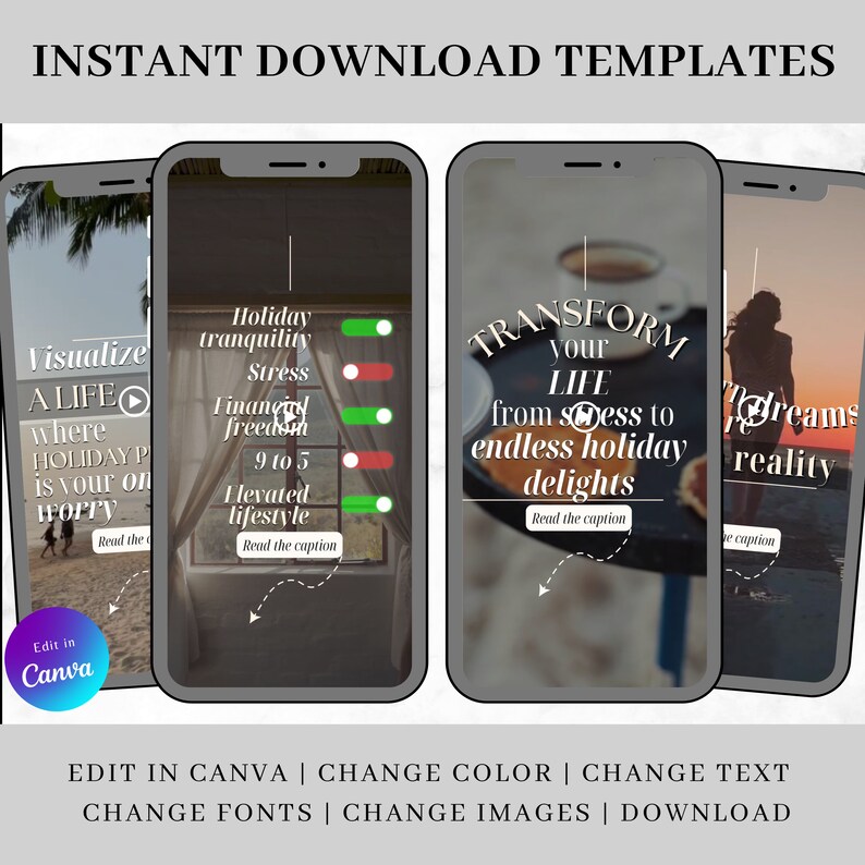 50 Luxury Vacation Instagram Reels | Faceless Travel Videos | Social ...