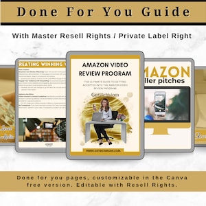 Amazon Video Review Program Crash Course With MRR & PLR, Amazon Review ...