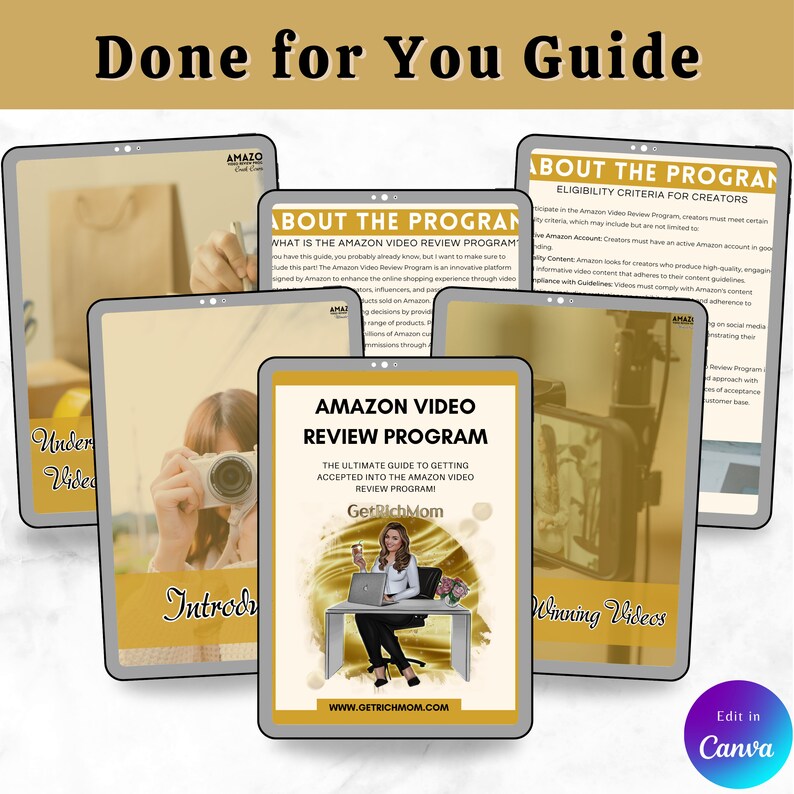 Amazon Video Review Program Crash Course With MRR & PLR, Amazon Review ...