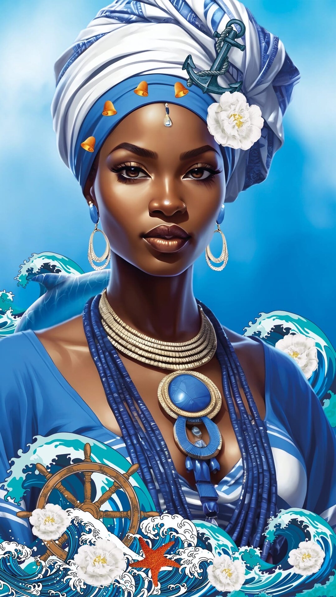 Panels of Saint Orula Oshun Yemaya - Etsy