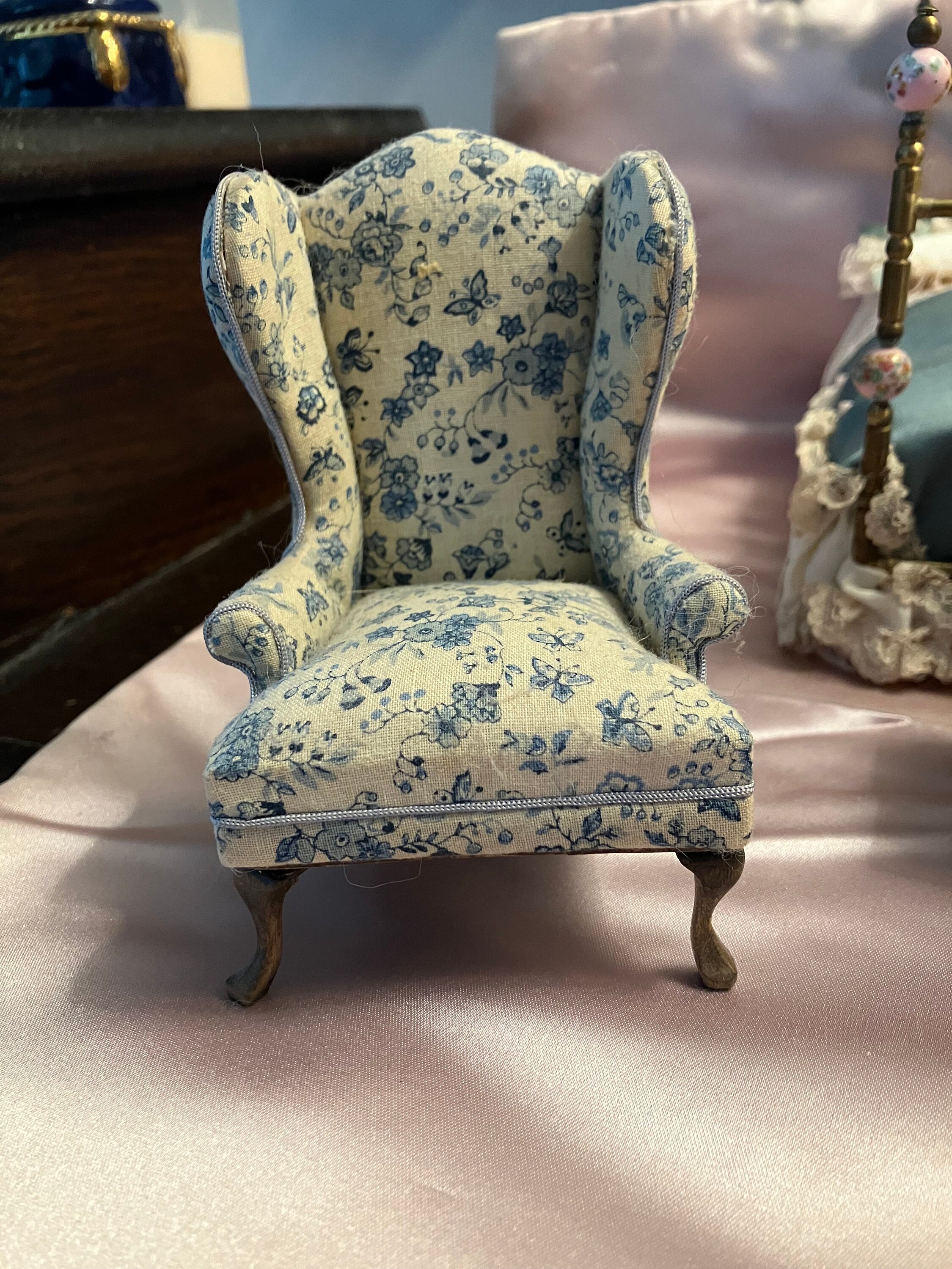Miniature Blue Lady's Bed Room/batch - Etsy