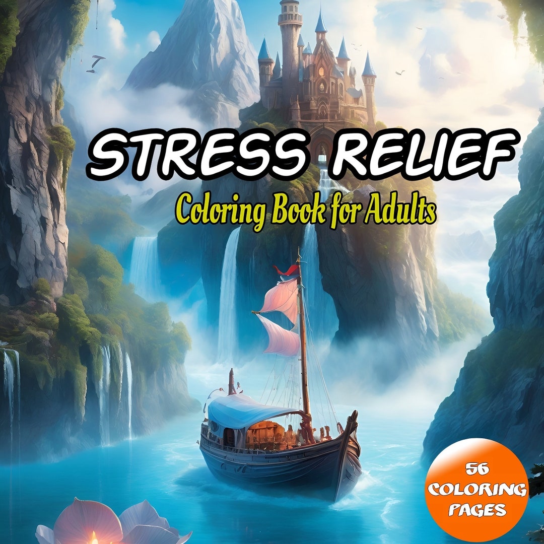 Coloring Book for Adults, 56 Blissful Designs for Mindful Relaxation ...