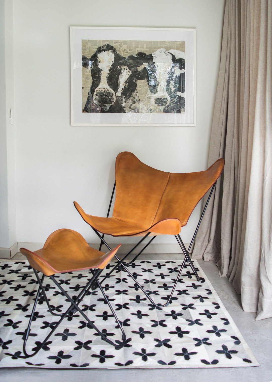 BKF Butterfly Chair – 80th Anniversary Edition | Premium Saddle Leather ...