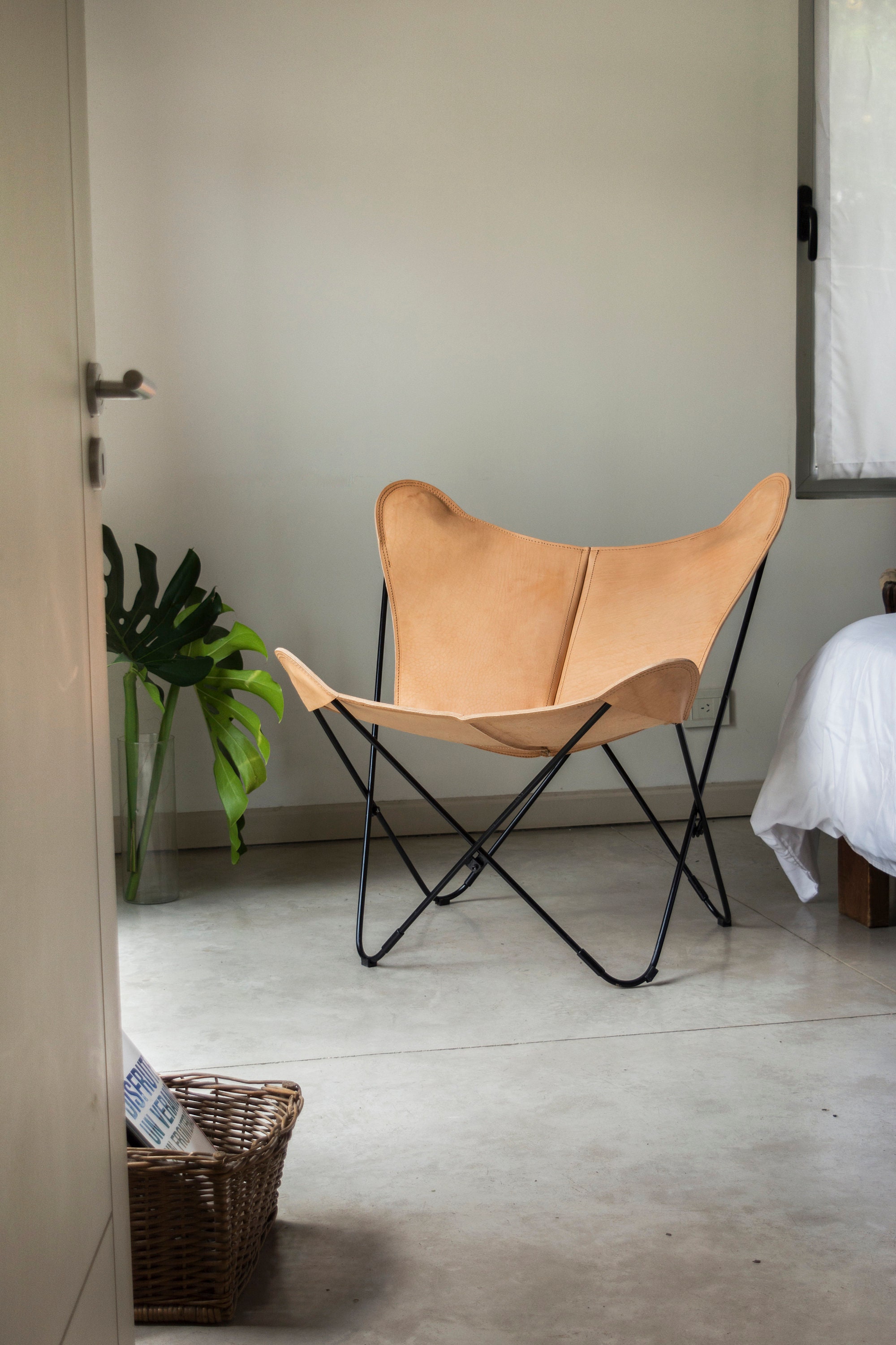 Metal butterfly chair for sale store