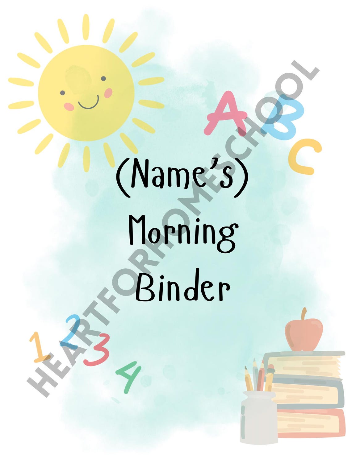 Watercolor Morning Menu Bundle - Etsy