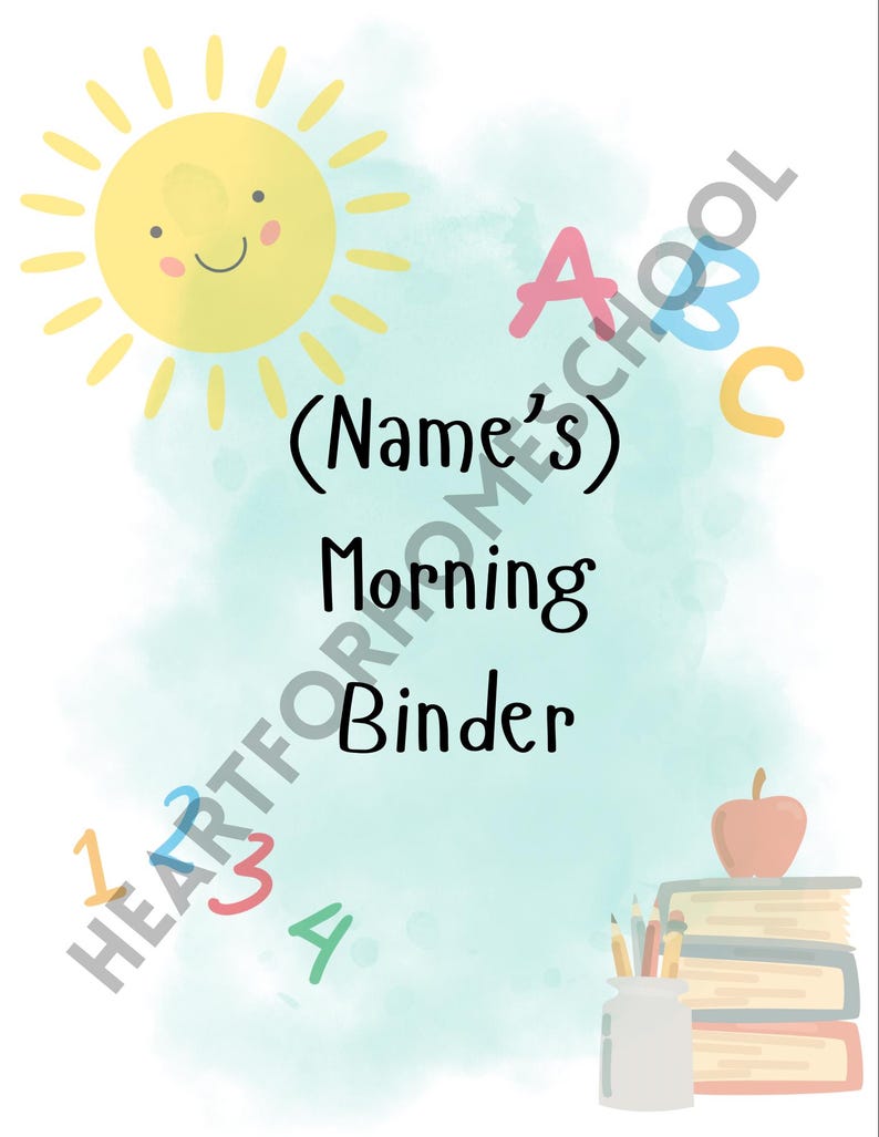 Watercolor Morning Menu Bundle - Etsy