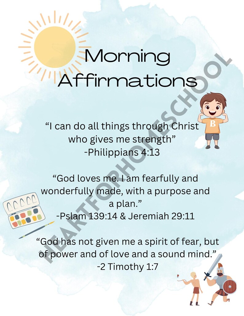 Watercolor Morning Menu Bundle - Etsy