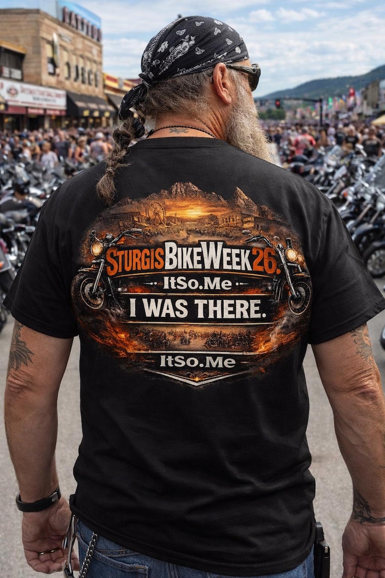 Sturgis Bike Week 2026 Rally Statement Shirt Biker Event Collector Tee ...