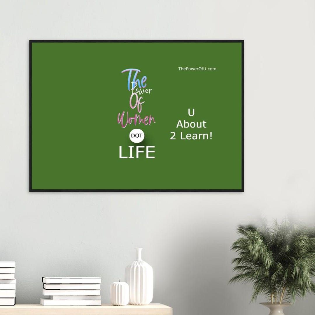 The Power of Women Dot Life Wall Art, Decor, Rights, Power, Freedom ...