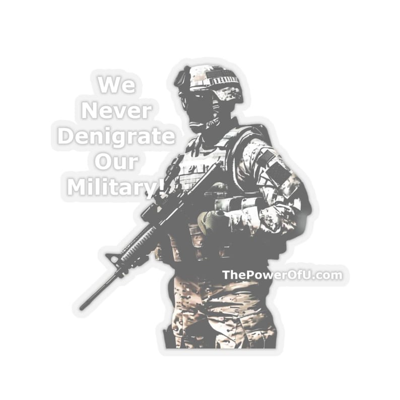 Military Sticker - Patriotic Army Design, Army Veteran Gift, Camouflage ...