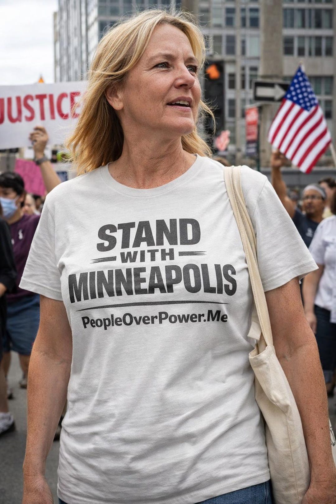Stand With Minneapolis Shirt, People Over Power Activist Tee ...