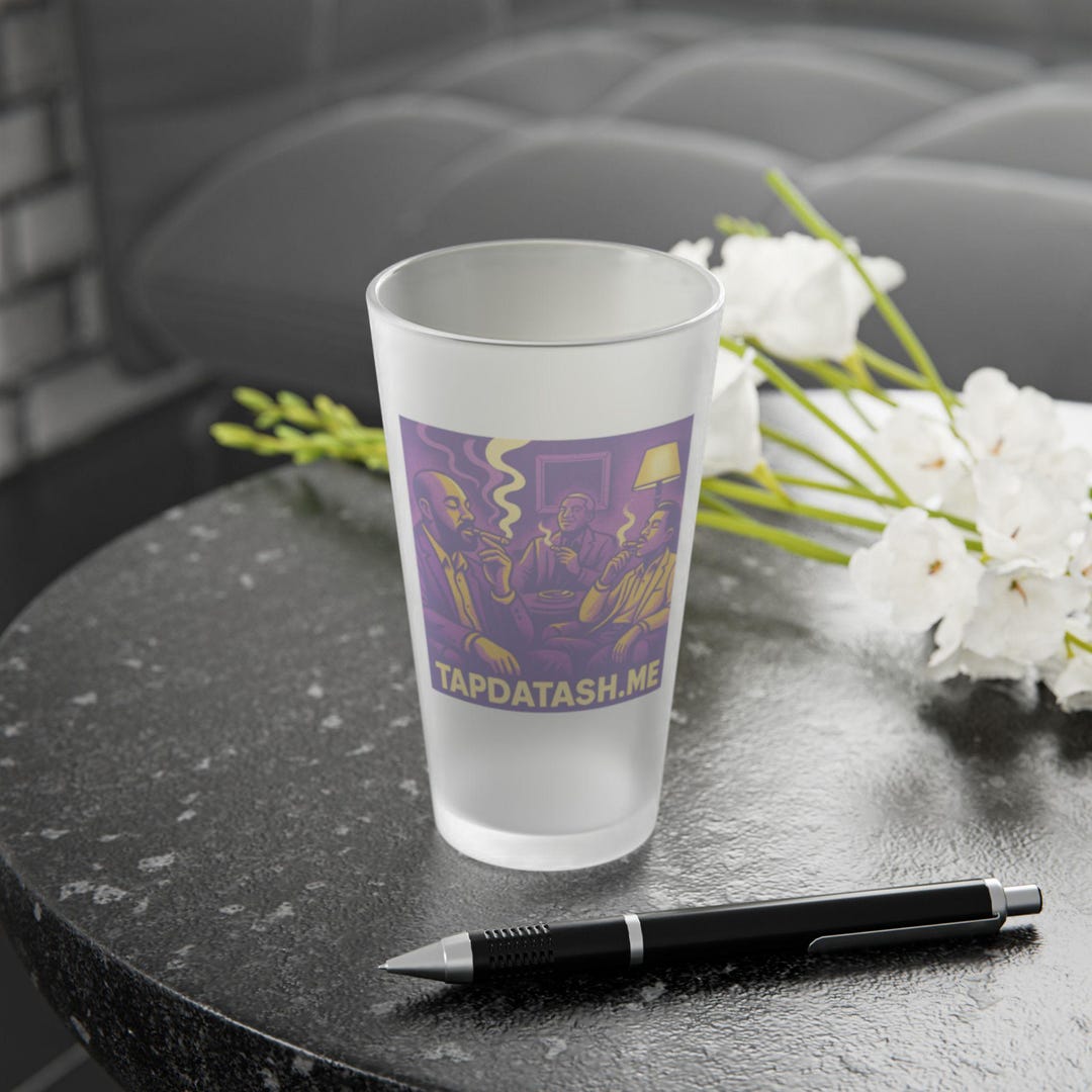 Frosted Pint Glass, Omega Psi Phi Fraternity Gift, Que Dawg Dog RQQ ...