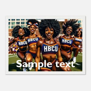 Custom HBCU Wall Art, HBCU Poster, African American, Black, College ...