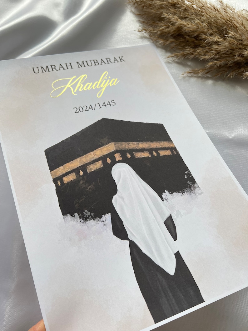 Umrah Mubarak Poster/ Hajj Mubarak Poster/ Umrah Certificate/ Umrah ...