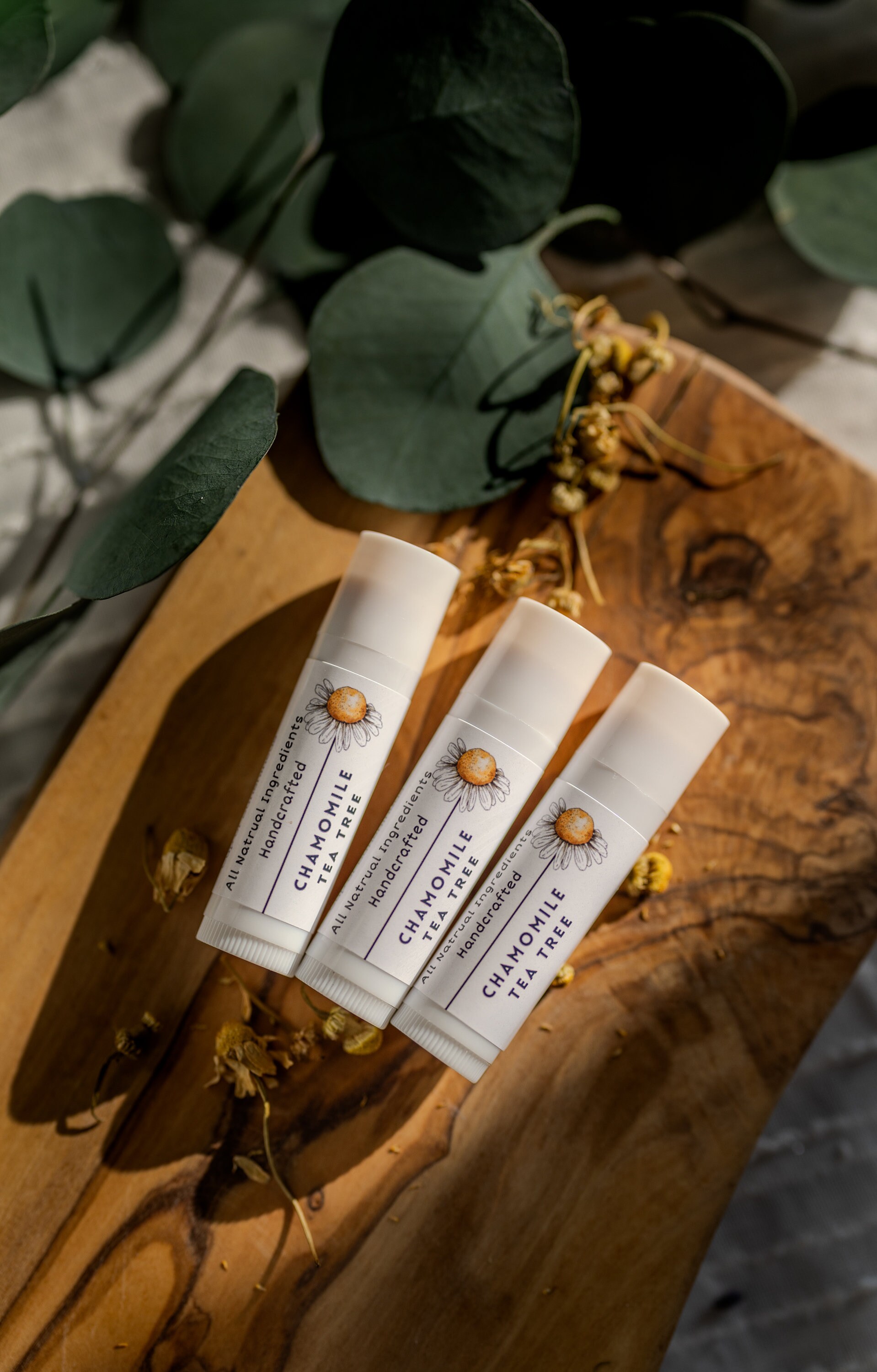 Chamomile&tea Tree Lip Balm Natural Lip Balm, Chapstick, Lip Gloss ...