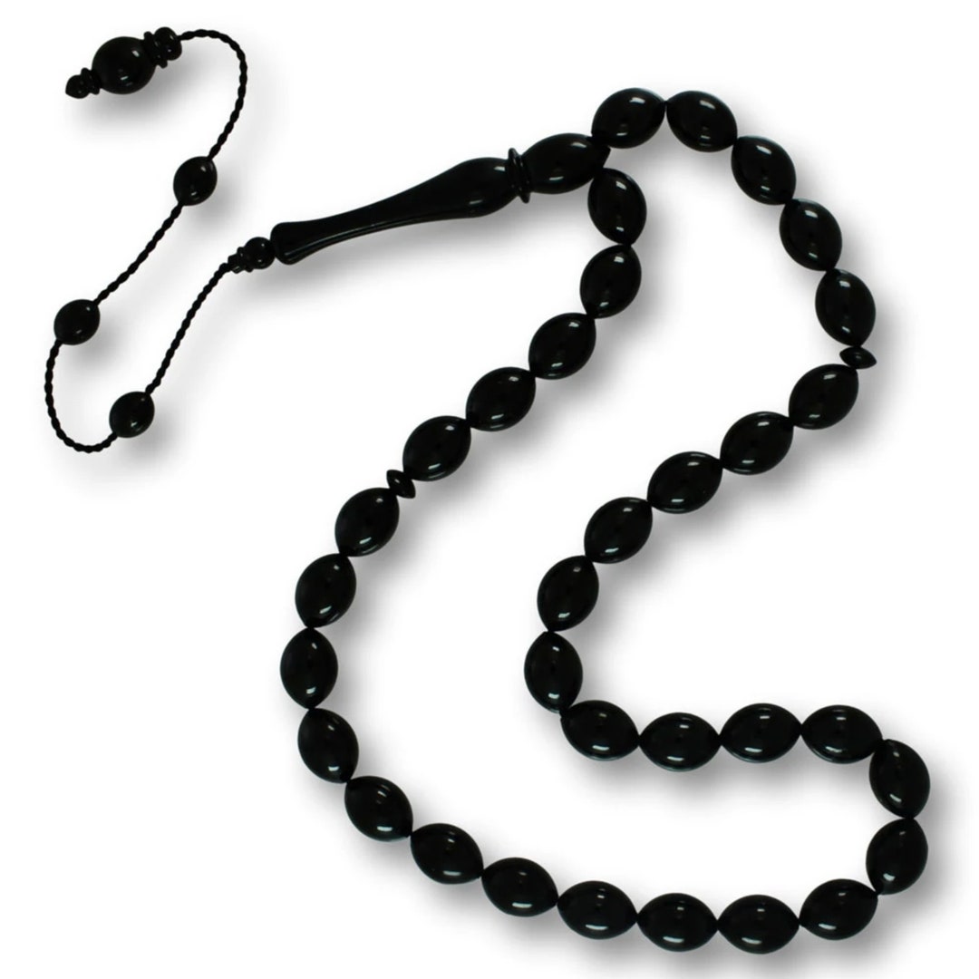 Barley Cut Erzurum Oltu Stone Rosary System With Caliper Unengraved - Etsy