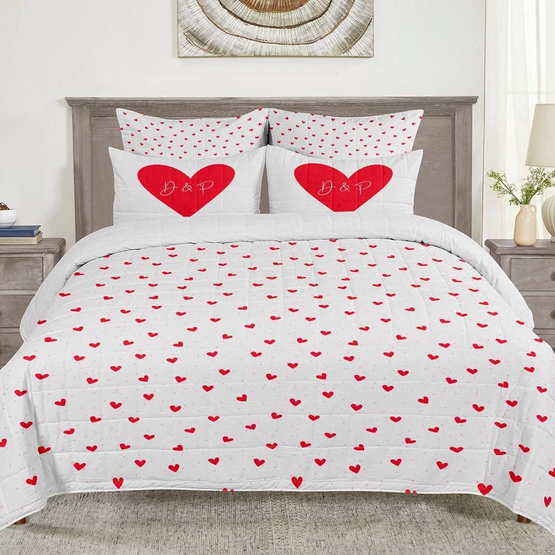 Heart Bedding - Etsy