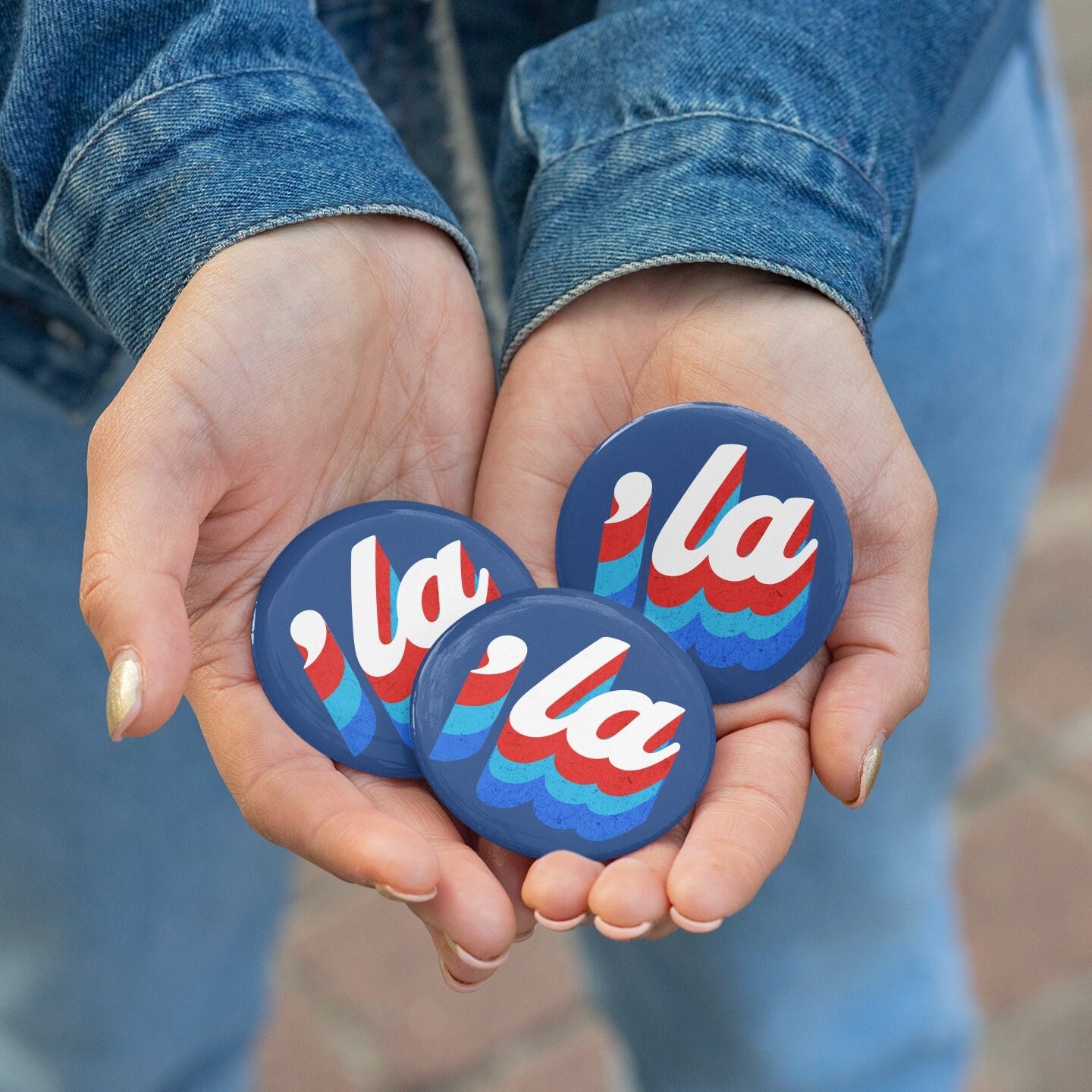 Kamala Harris Comma-la Pin Button, ,-la Comma La 2024 Election ...