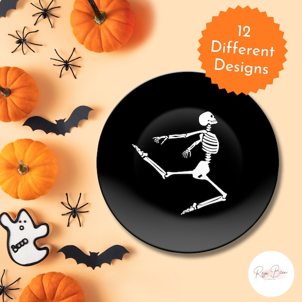 Halloween Plates - Etsy