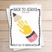 First Day of Kindergarten - Back to School Pencil Art - DIY Kids Craft ...