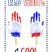 DIY 4th of July Summer Popsicle Handprint Art - Red, White & Cool ...