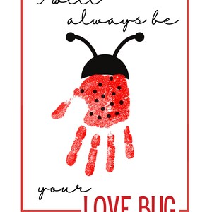 Quick DIY Kid's Art Project Ladybug Handprint Art Kids Craft Activity ...