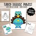 Turkey Disguise Printable: Super Hero Kitty Costume Craft (digital ...