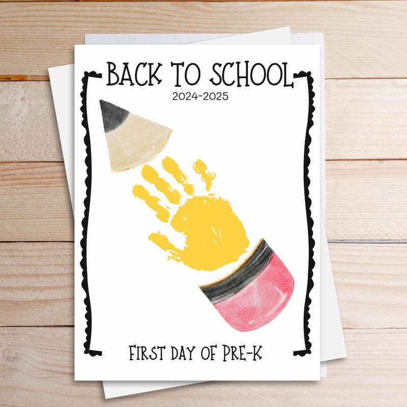First Day of Pre K - Etsy