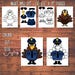 Turkey Disguise Police Costume Printable – Thanksgiving Craft (digital ...