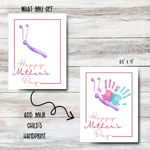 Mother's Day Butterfly Handprint Art - Kids Craft - Daycare, Preschool ...