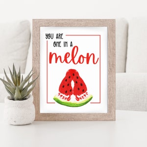 Watermelon Footprint Art: DIY Kids Summer Craft (printable PDF) - Etsy