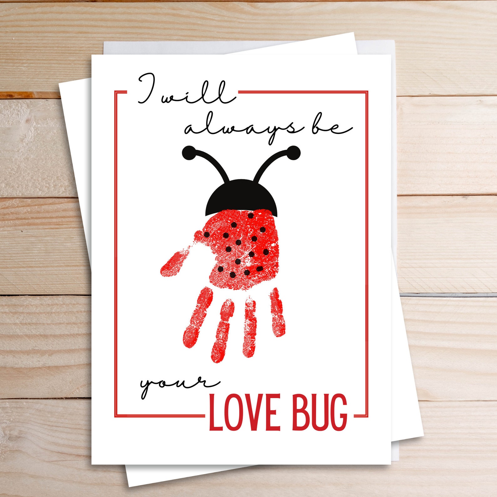 Quick DIY Kid's Art Project - Ladybug Handprint Art - Kids Craft ...