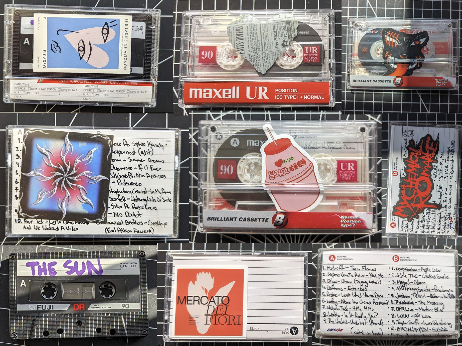 Custom Audio Cassette Mixtape DIY Music Tape Retro Vintage Playlist ...