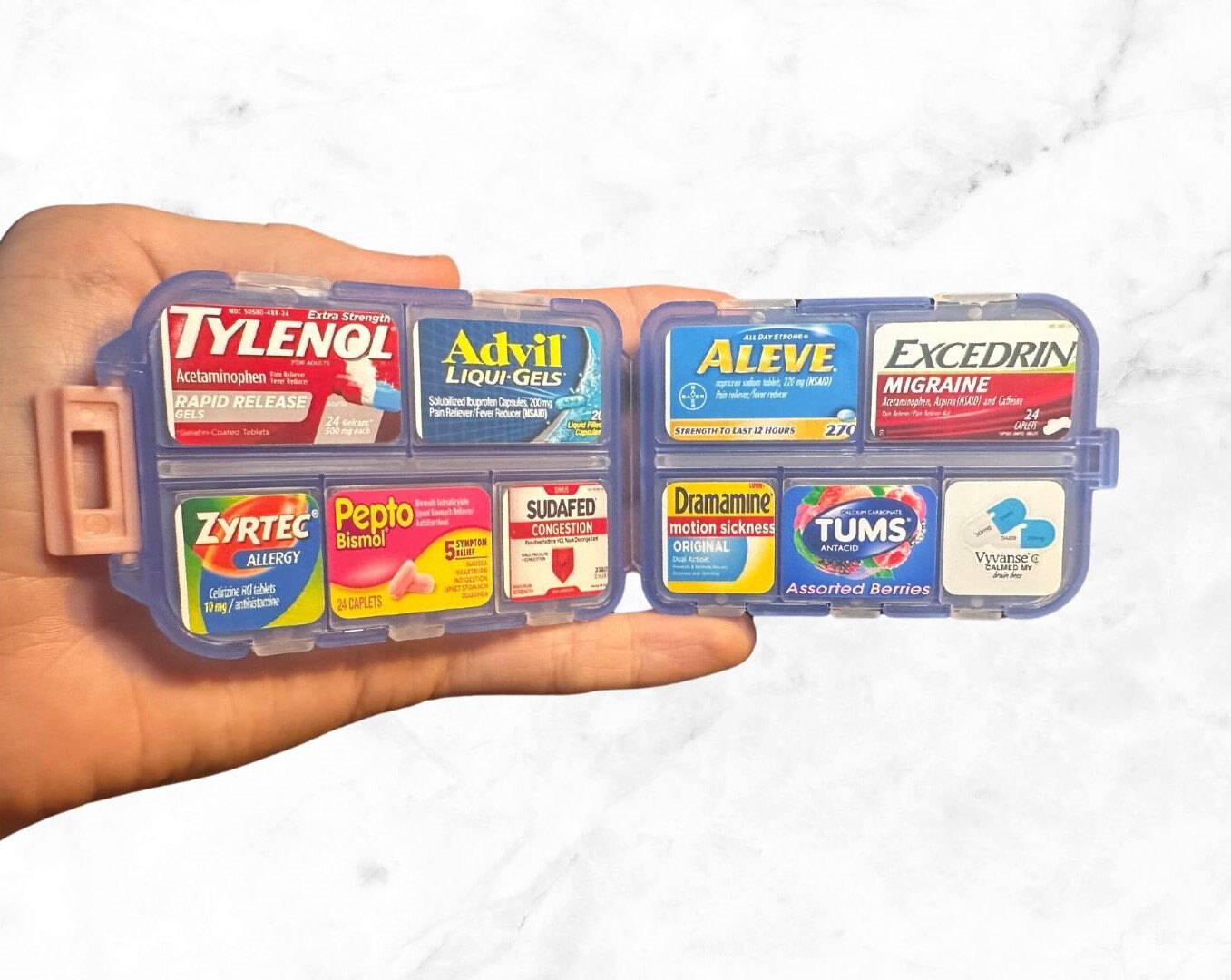 The Pocket Pharmacy, OTC and Prescription Labels, Pill Organizer, Mini ...