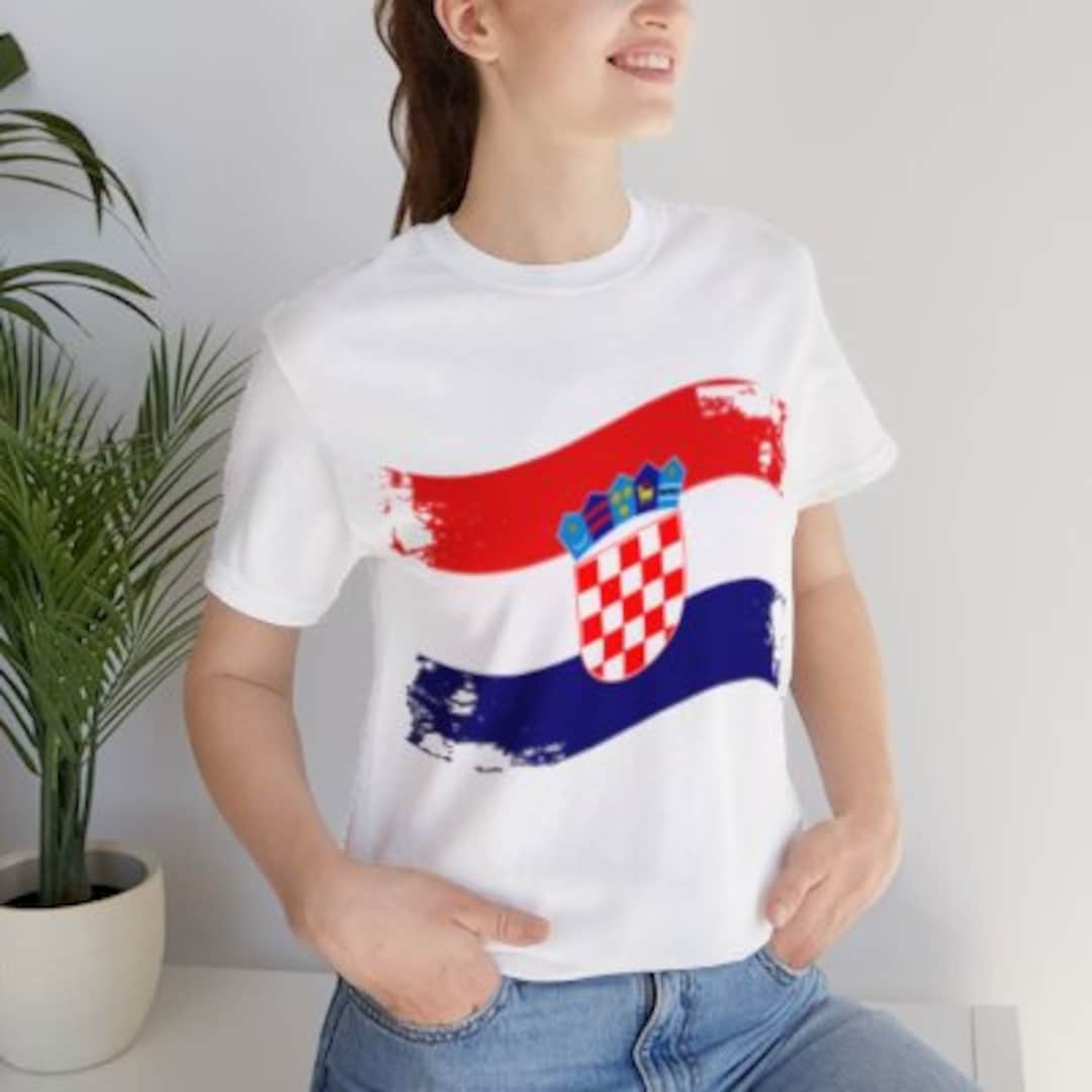 Croatian Flag, Unisex, Croatia Gift, Travel Shirts, Croatian Culture ...