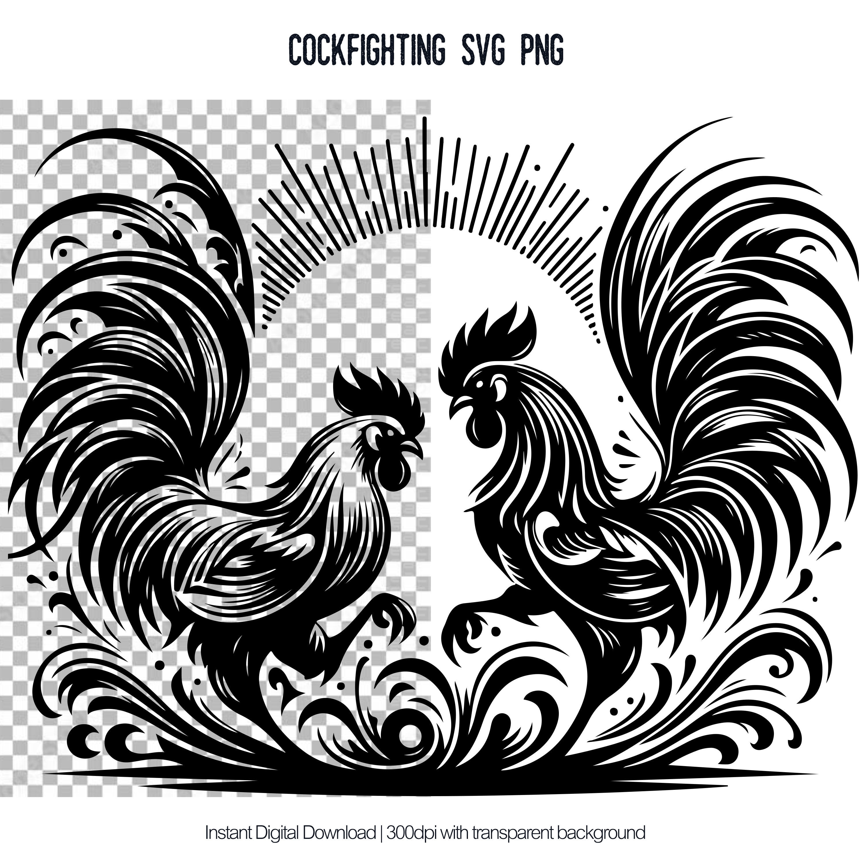 Cockfighting Svg, Angry Rooster Svg, Strong Chicken Png, Cockpit ...